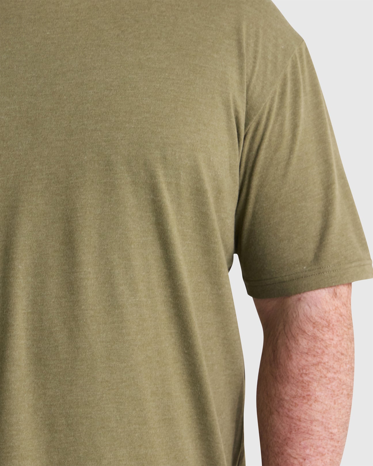 Men's Heather Military Green Crew Neck Premium T-Shirt | Confidence in ...