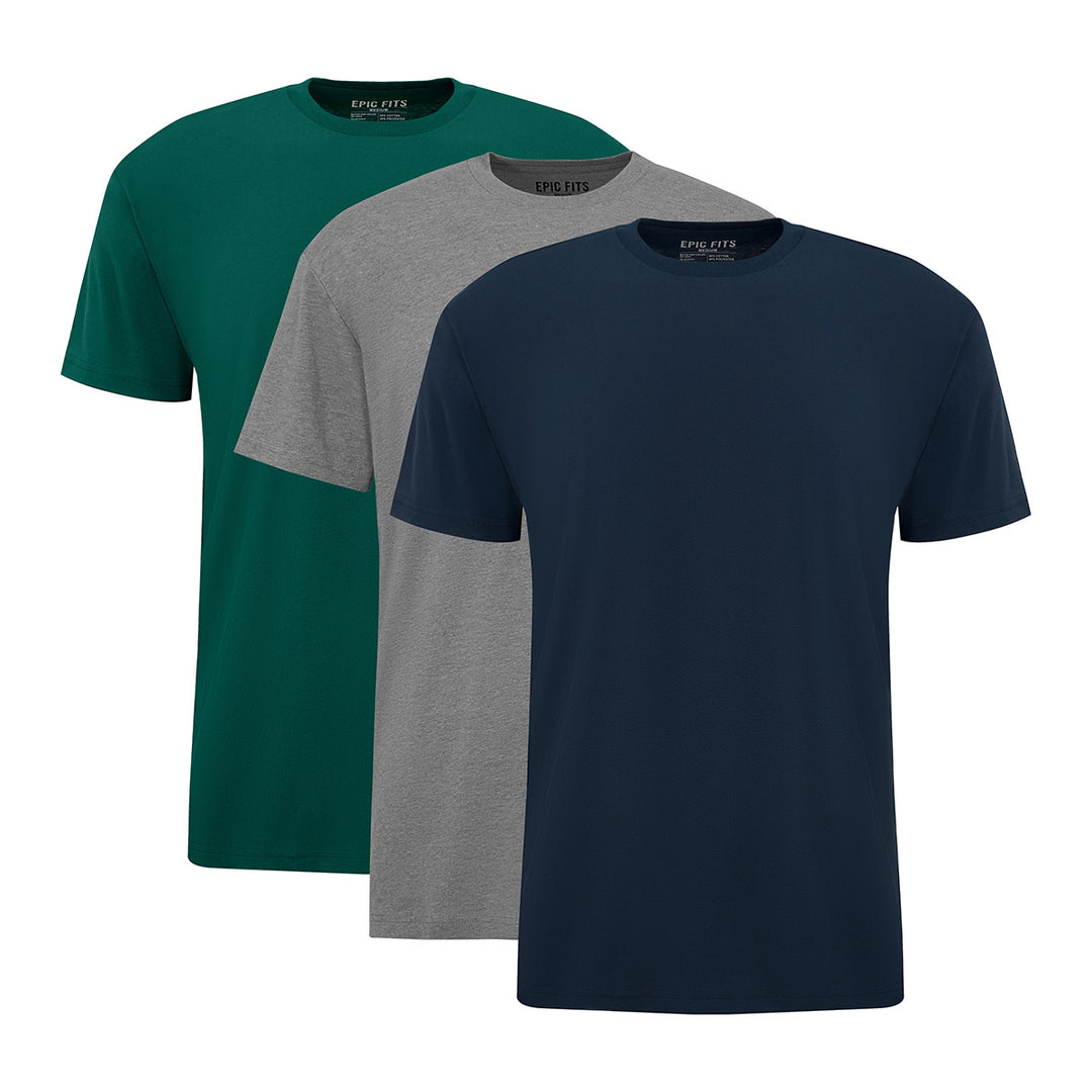 Men's Element Mixed Colors Crew Neck T-Shirts 3-Pack – EPIC FITS