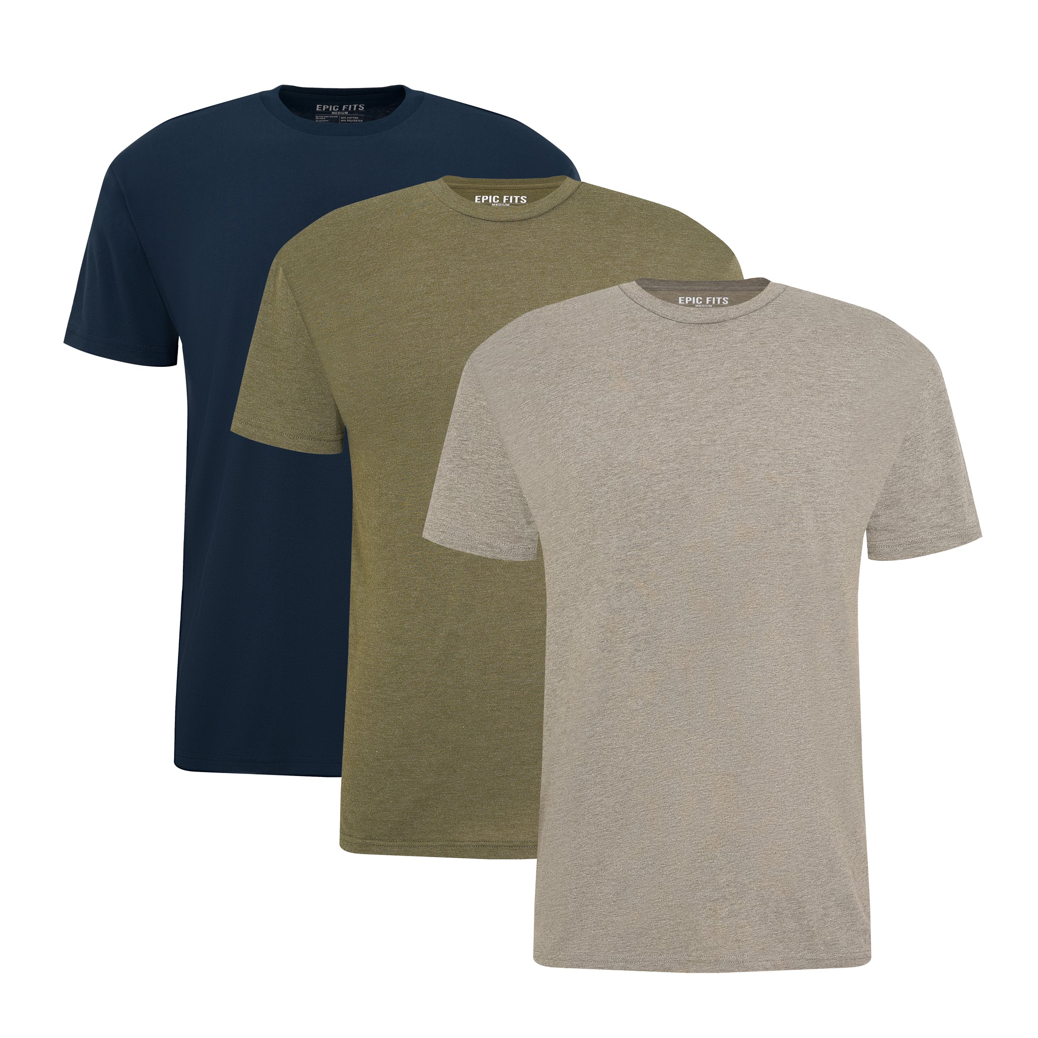 Men's Field Crew Neck T-Shirts 3-Pack – EPIC FITS