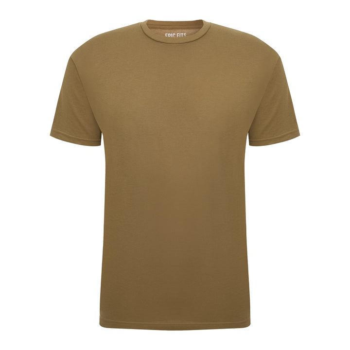 Men's Tan 499 Crew Neck Premium T-Shirt | Confidence in Every Fit ...