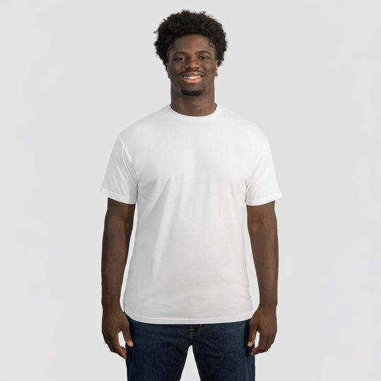 Men's White Crew Neck Premium T-Shirt | Confidence in Every Fit – EPIC FITS